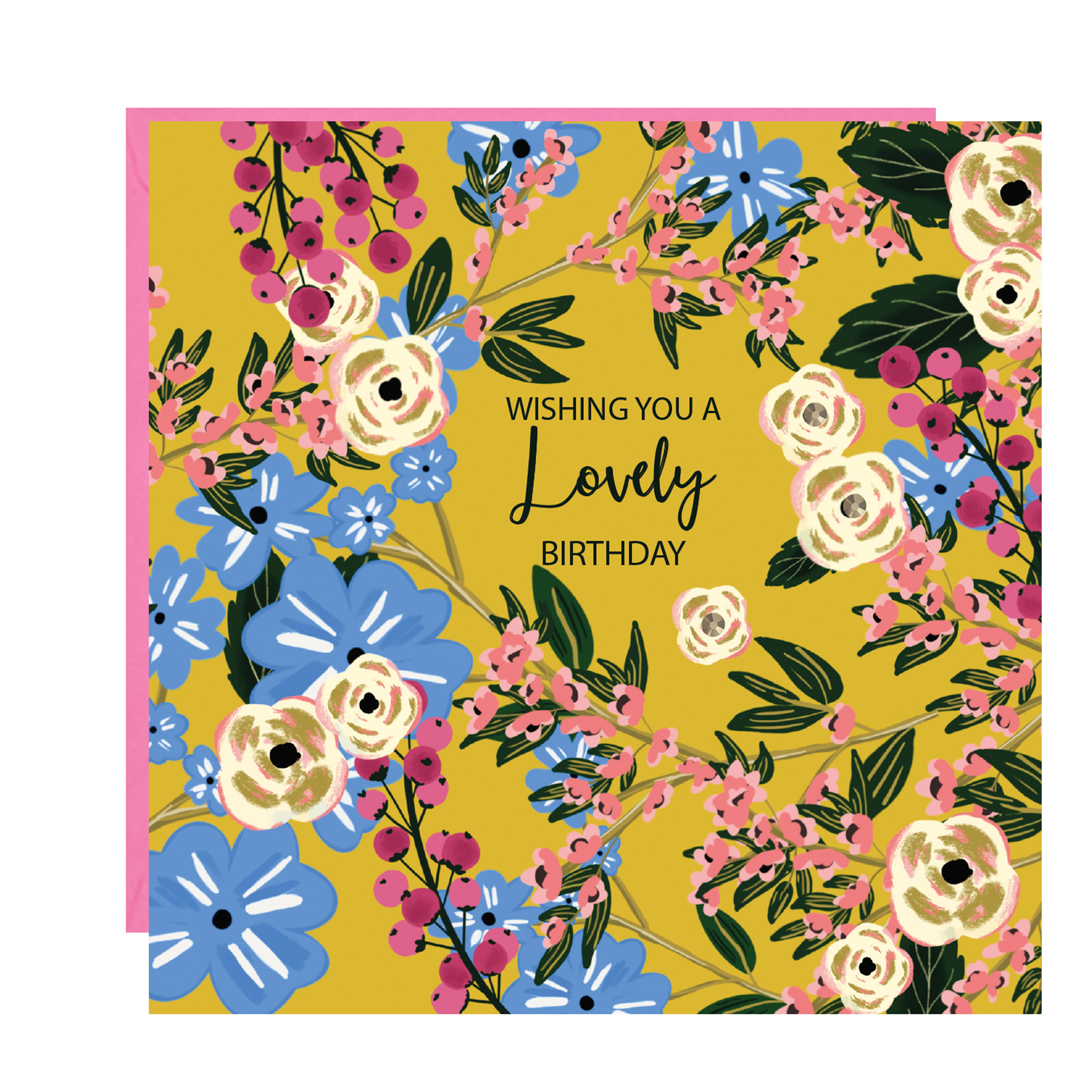 Flora Lovely Birthday Card | Lottie Simpson